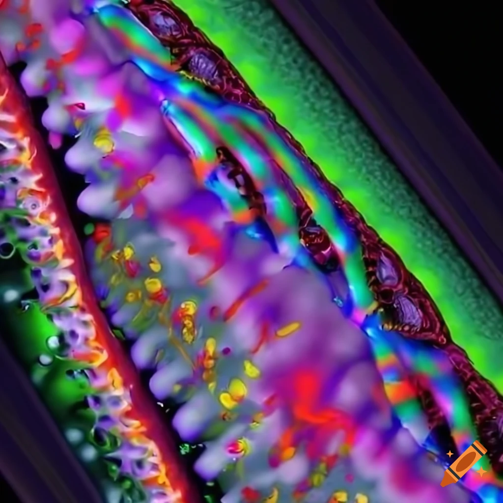 Hyper realistic closeup of a front-facing bible with genetic references ...