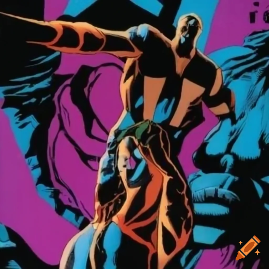 1970's Marvel Comic Book with abstract and hallucinogenic art depicting ...