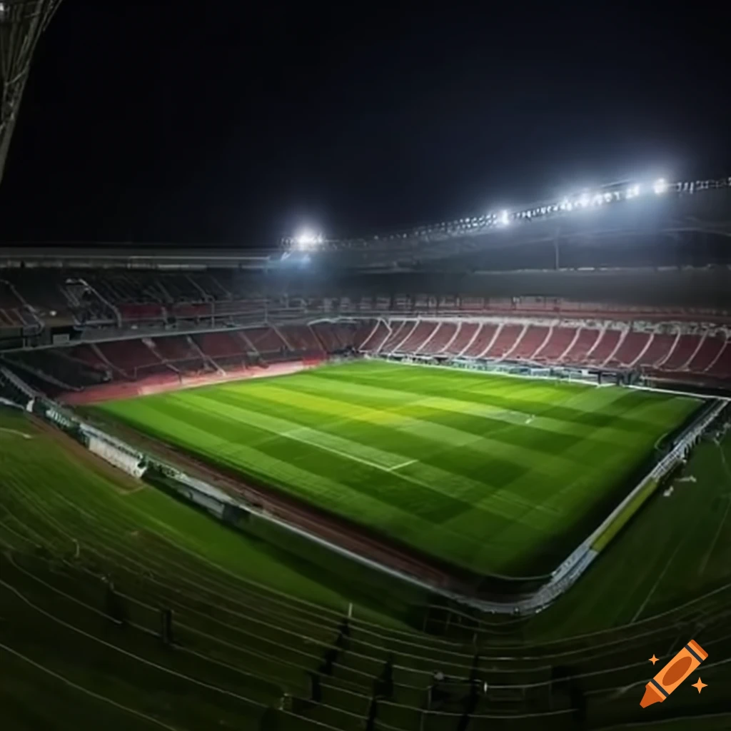 Campo do cevadeiro stadium with capacity for 35,000 people on Craiyon