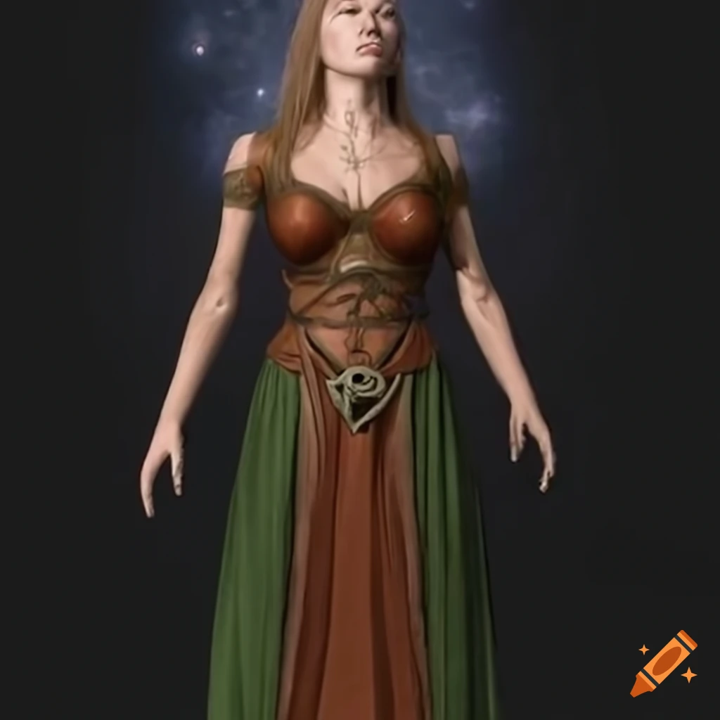 Front facing closeup of a hyper realistic norse celtic woman on Craiyon