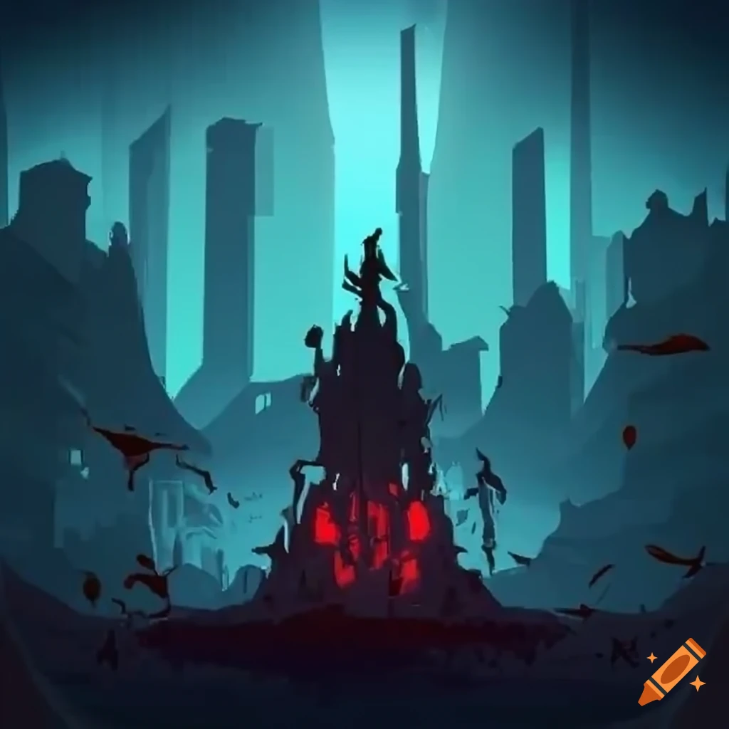 Video game boss battle scene on Craiyon