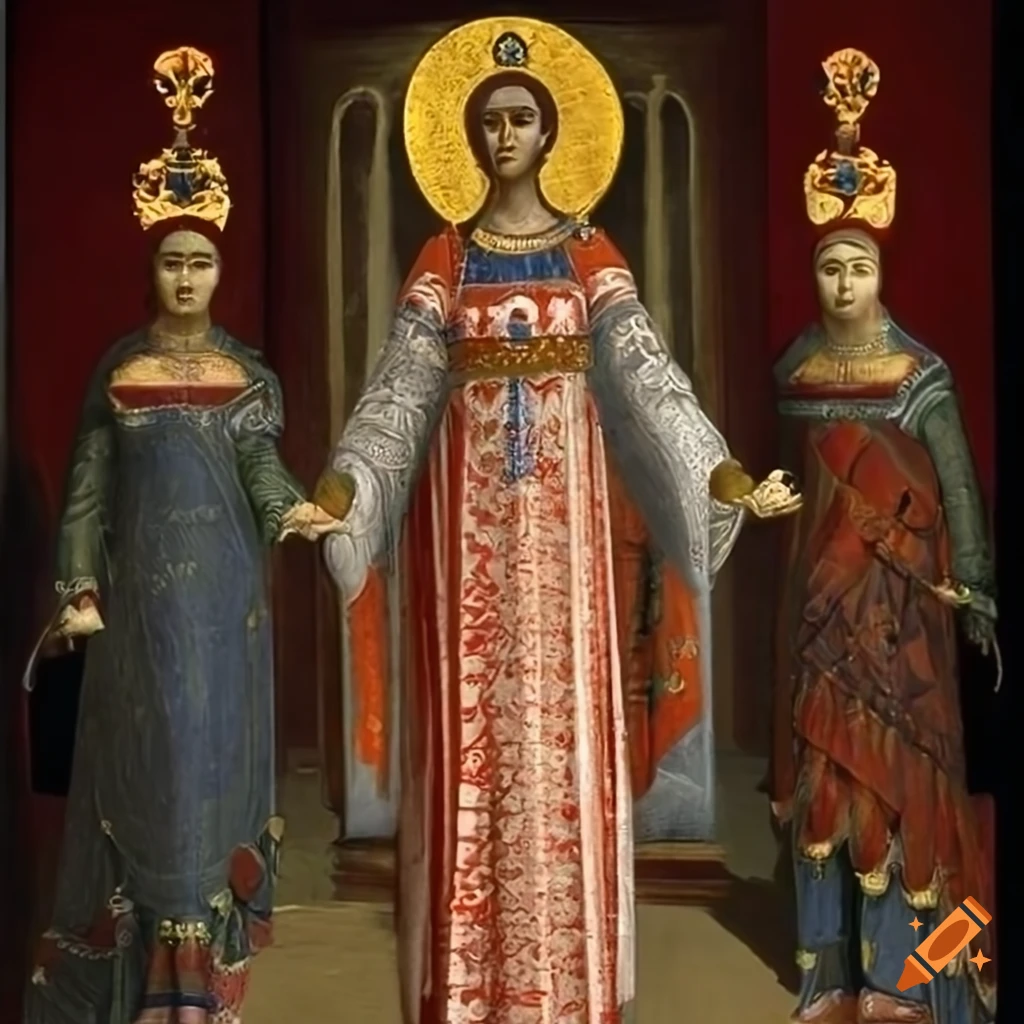 Hyper realistic closeup of Saint Tamar, Empress of Georgia on Craiyon