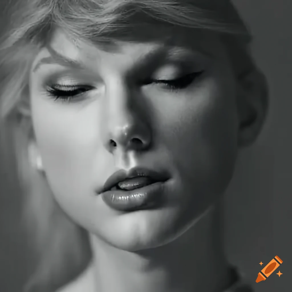 Taylor swift showing emotional expression on Craiyon