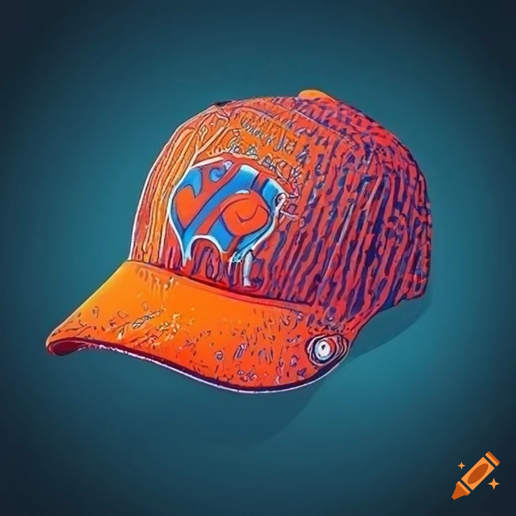Stylized ny knicks themed cap in street art style on Craiyon
