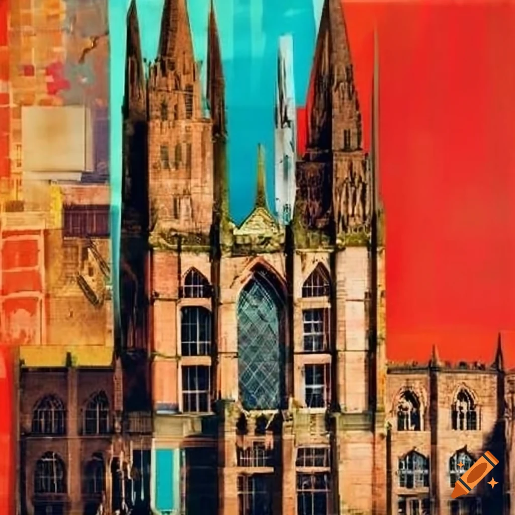 Collage artwork showcasing Robert Rauschenberg's techniques and ...