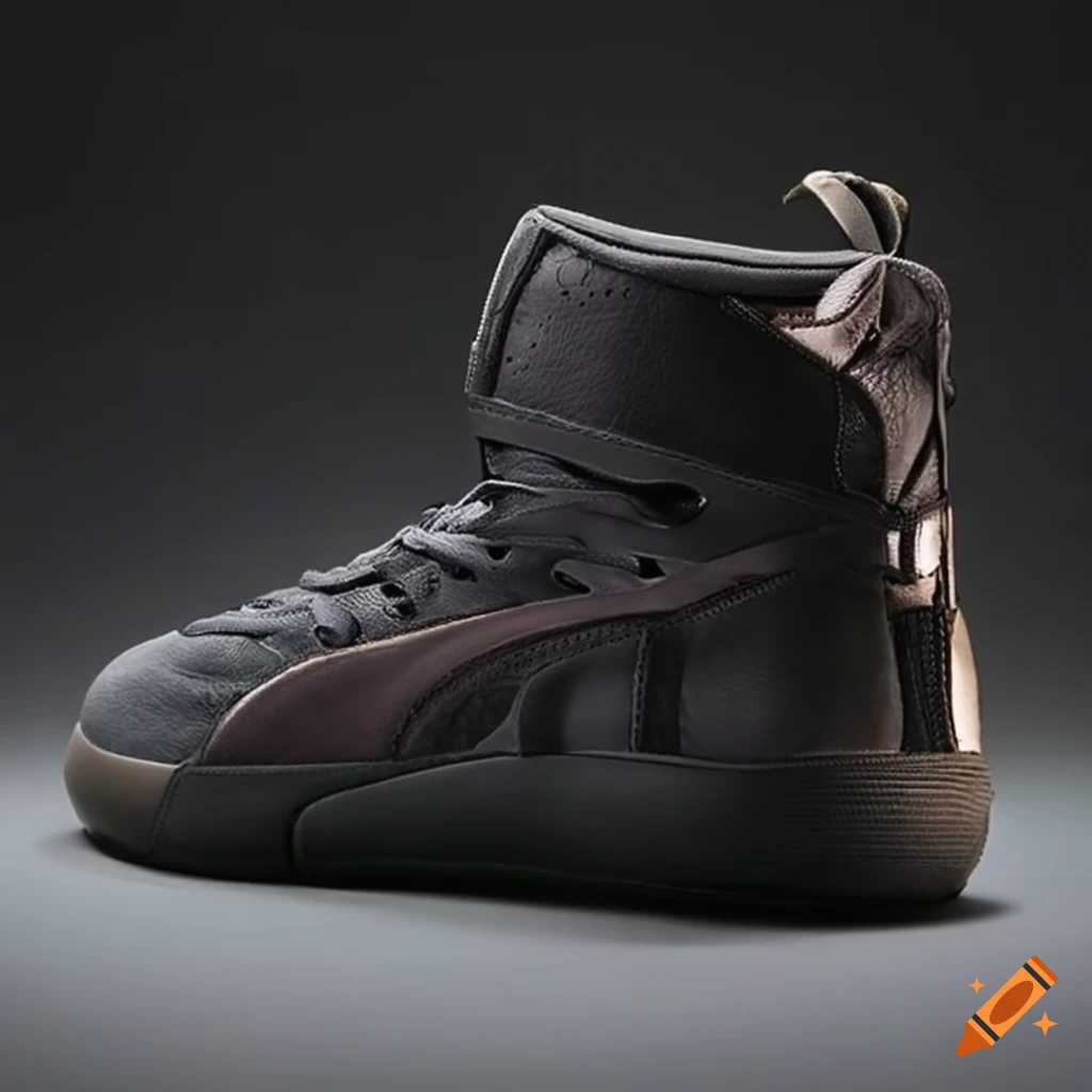 Puma mid solid color high fashion design on Craiyon