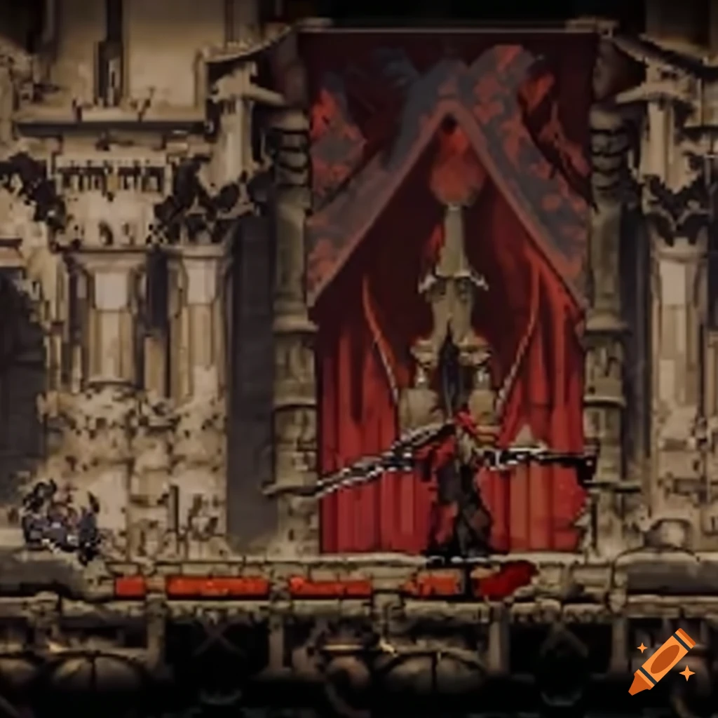 Castlevania level with eerie efteling nightmare vibes on Craiyon