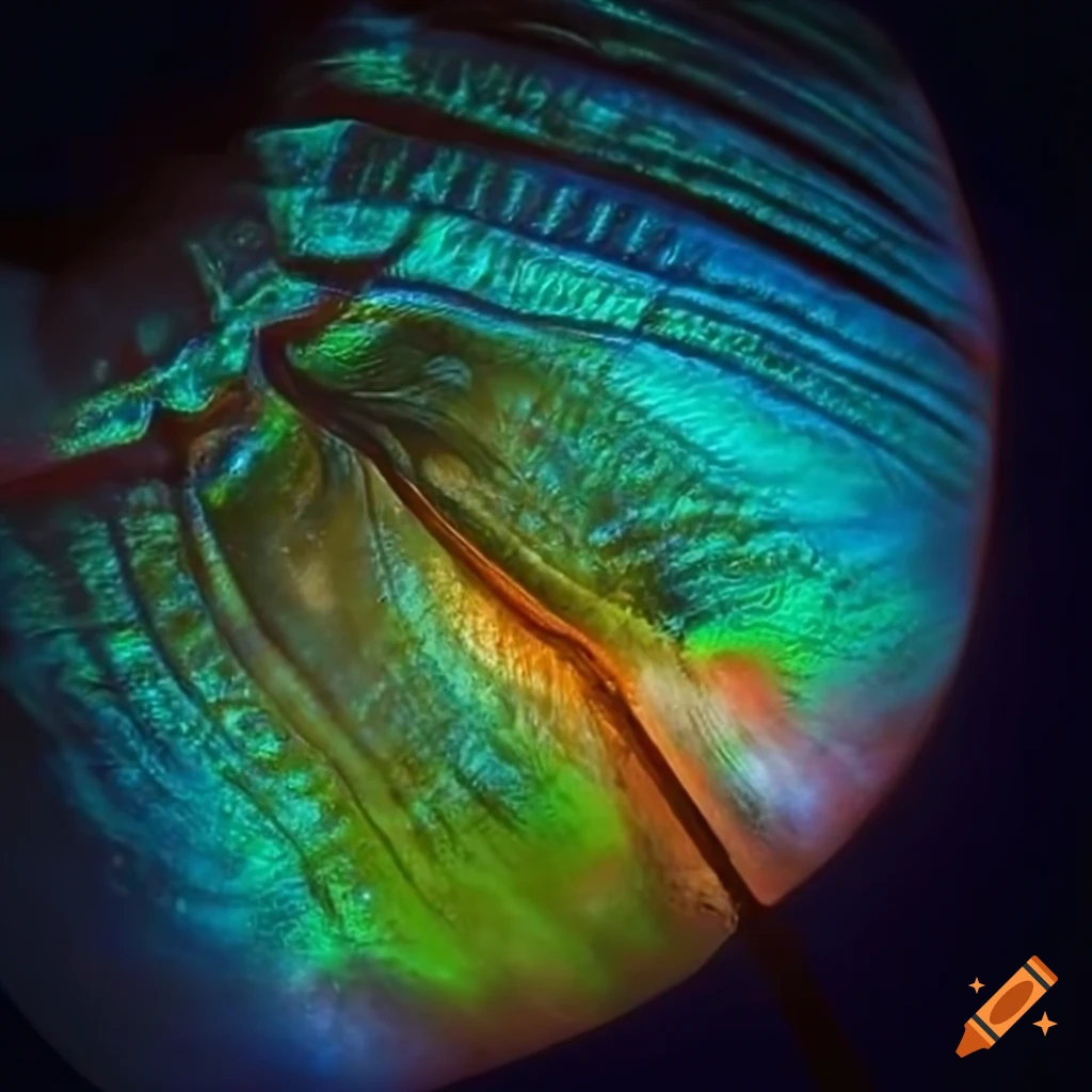 Microphotography capturing nature's splendor and life forms on Craiyon