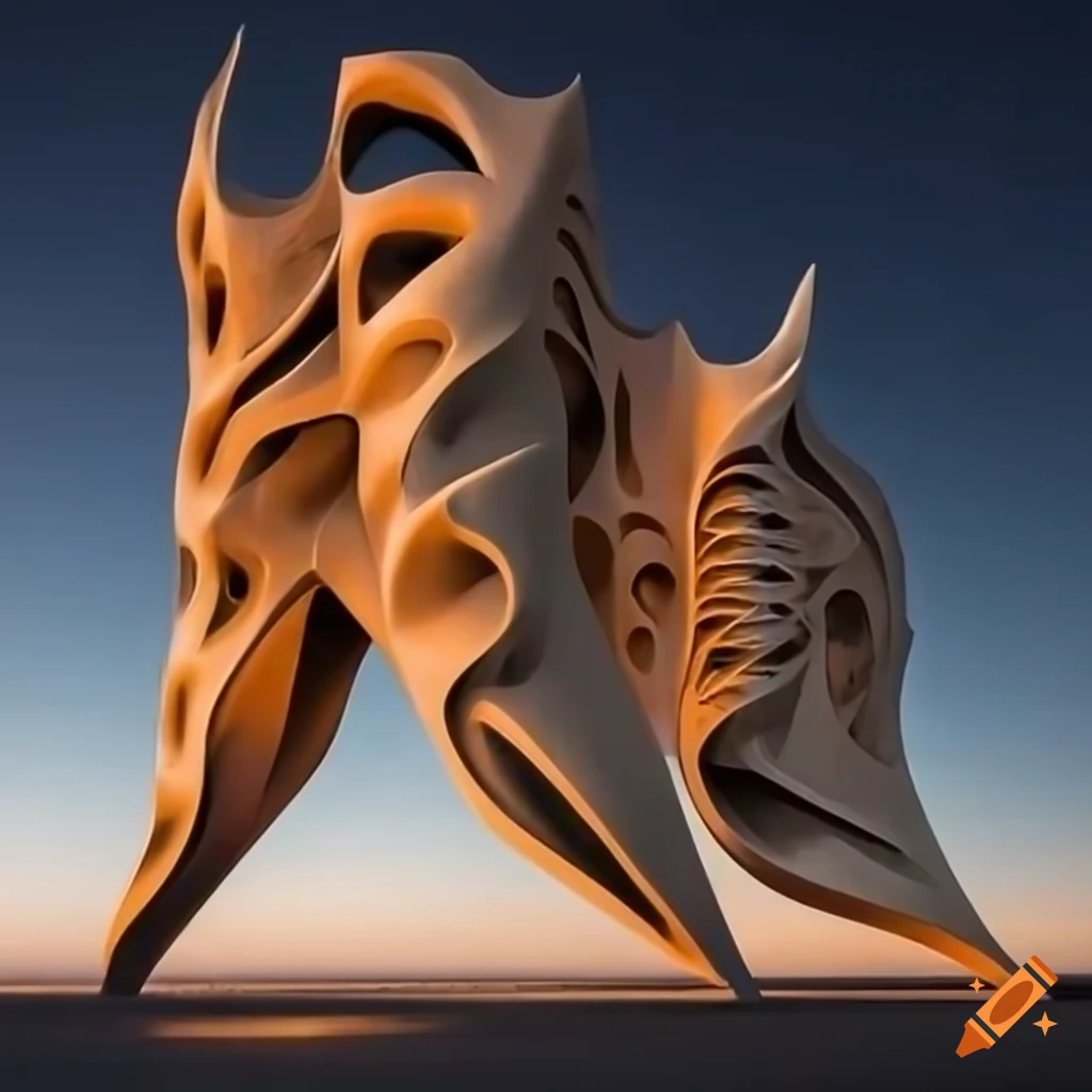 Wall art sculpture installation by Zaha Hadid and Takis in ...