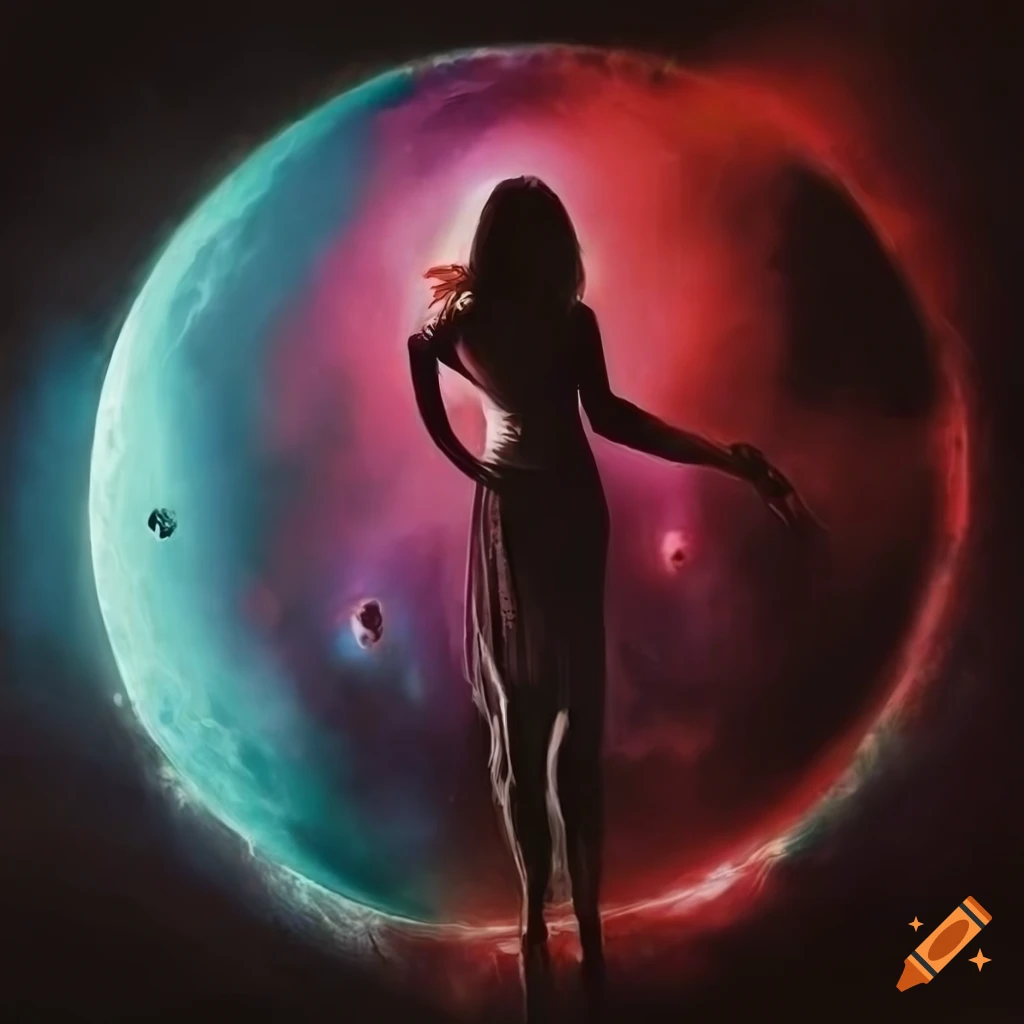 Album cover for 'sister moon' by trip hop artist on Craiyon