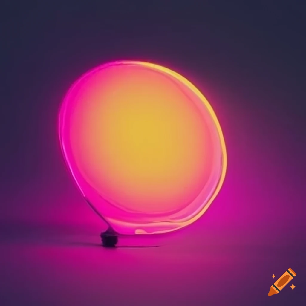 Pink and yellow neon grapes on Craiyon