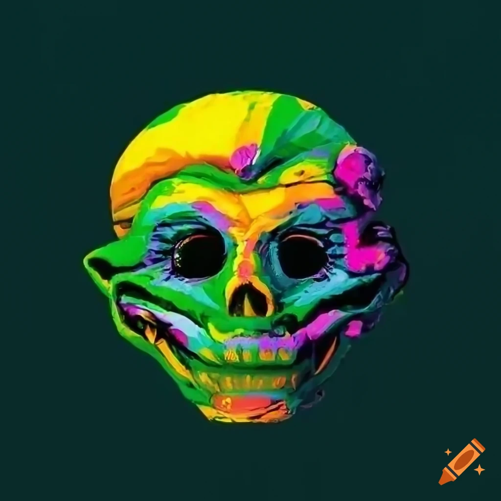 Vibrant and colorful cover art for a Brazilian phonk album on Craiyon