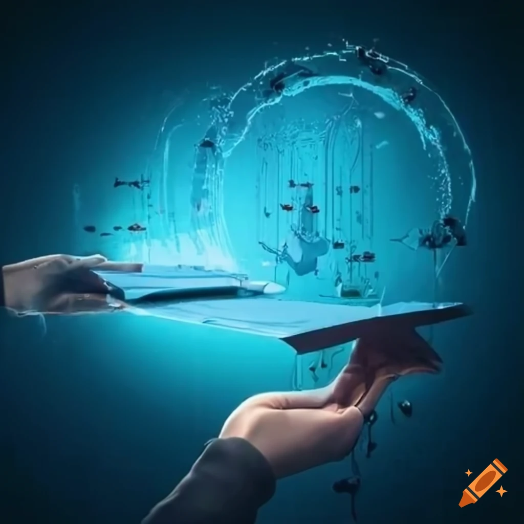 Technology ai vs paper in accountability on Craiyon