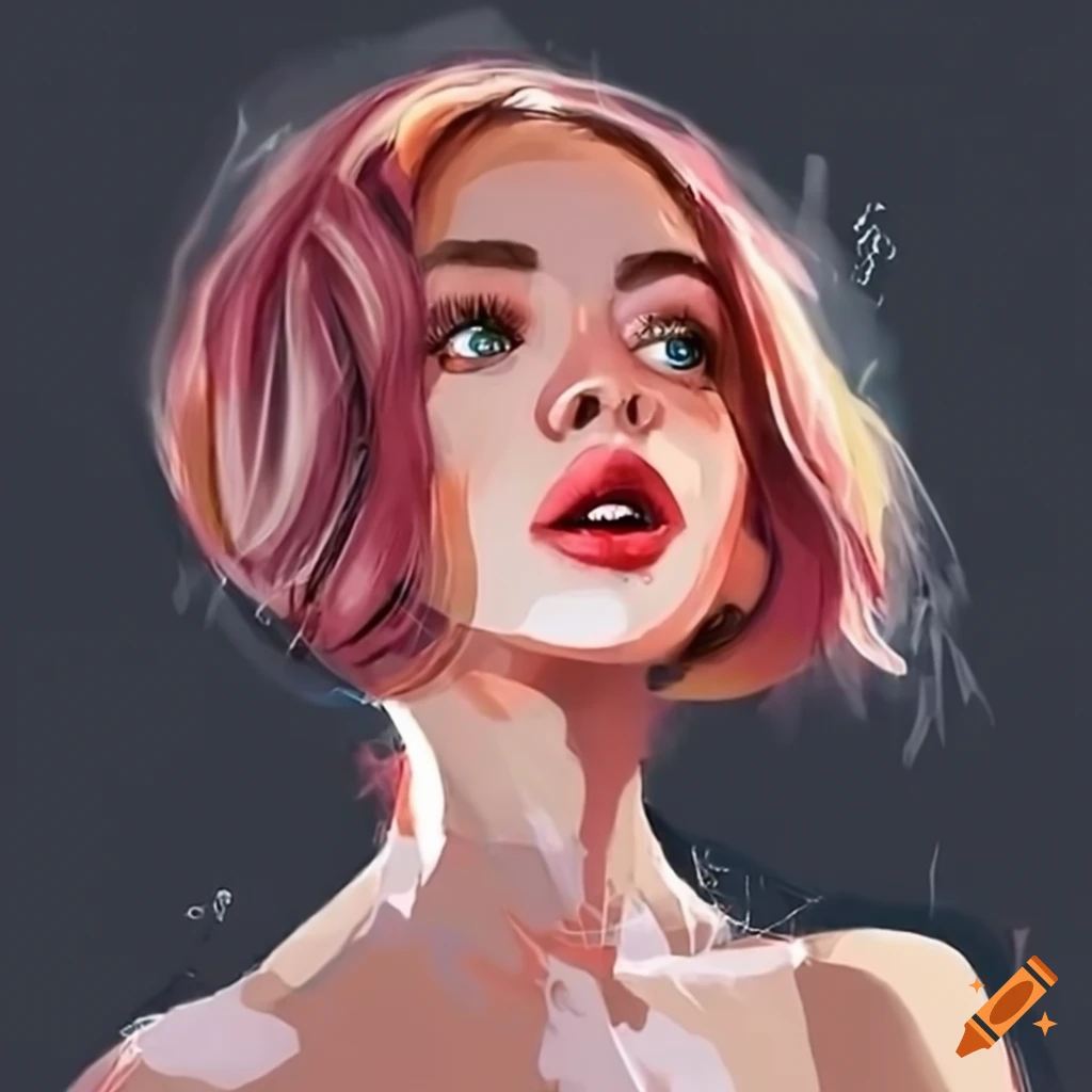 Dog being praised as a good girl on Craiyon