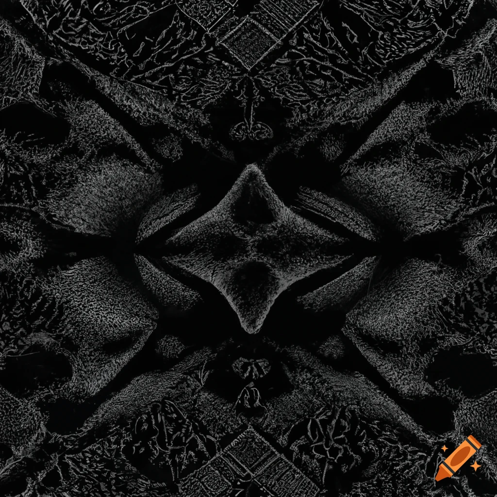 Big x with static black and white background on Craiyon