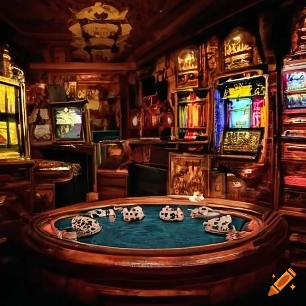 Gambling shop on Craiyon