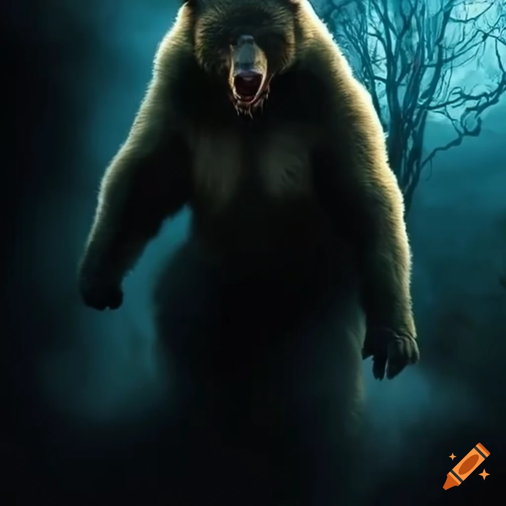 Big scary bear on Craiyon
