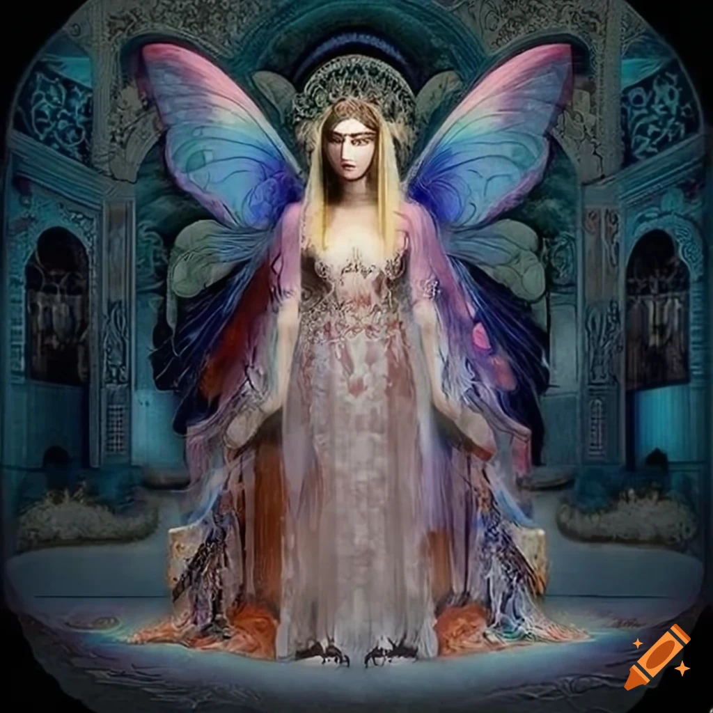 Hyperrealistic digital art of a fairy goddess with influences from ...