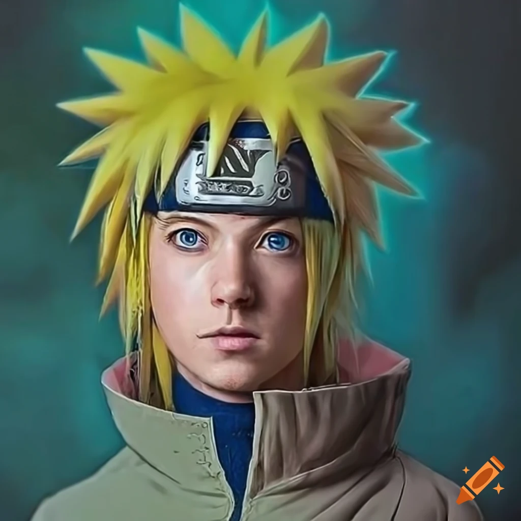 Realistic portrayal of Minato Namikaze from Naruto on Craiyon