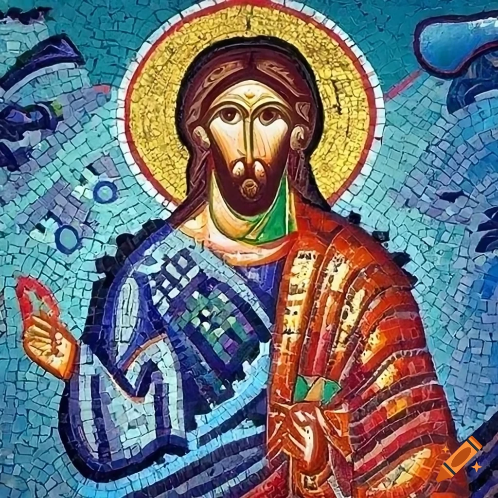 Byzantine icon: a captivating masterpiece depicting jesus, surrounded ...