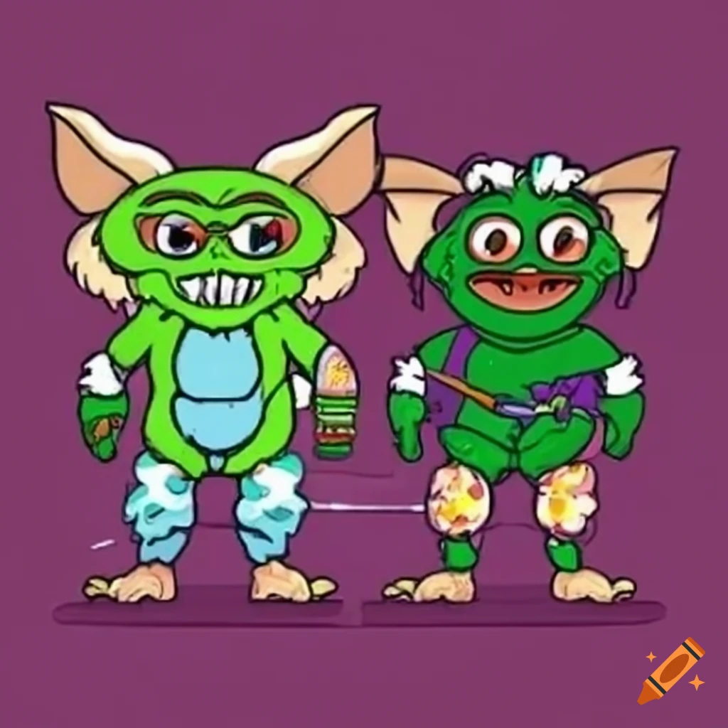 Gremlins versus psygnosis video game lemmings on Craiyon