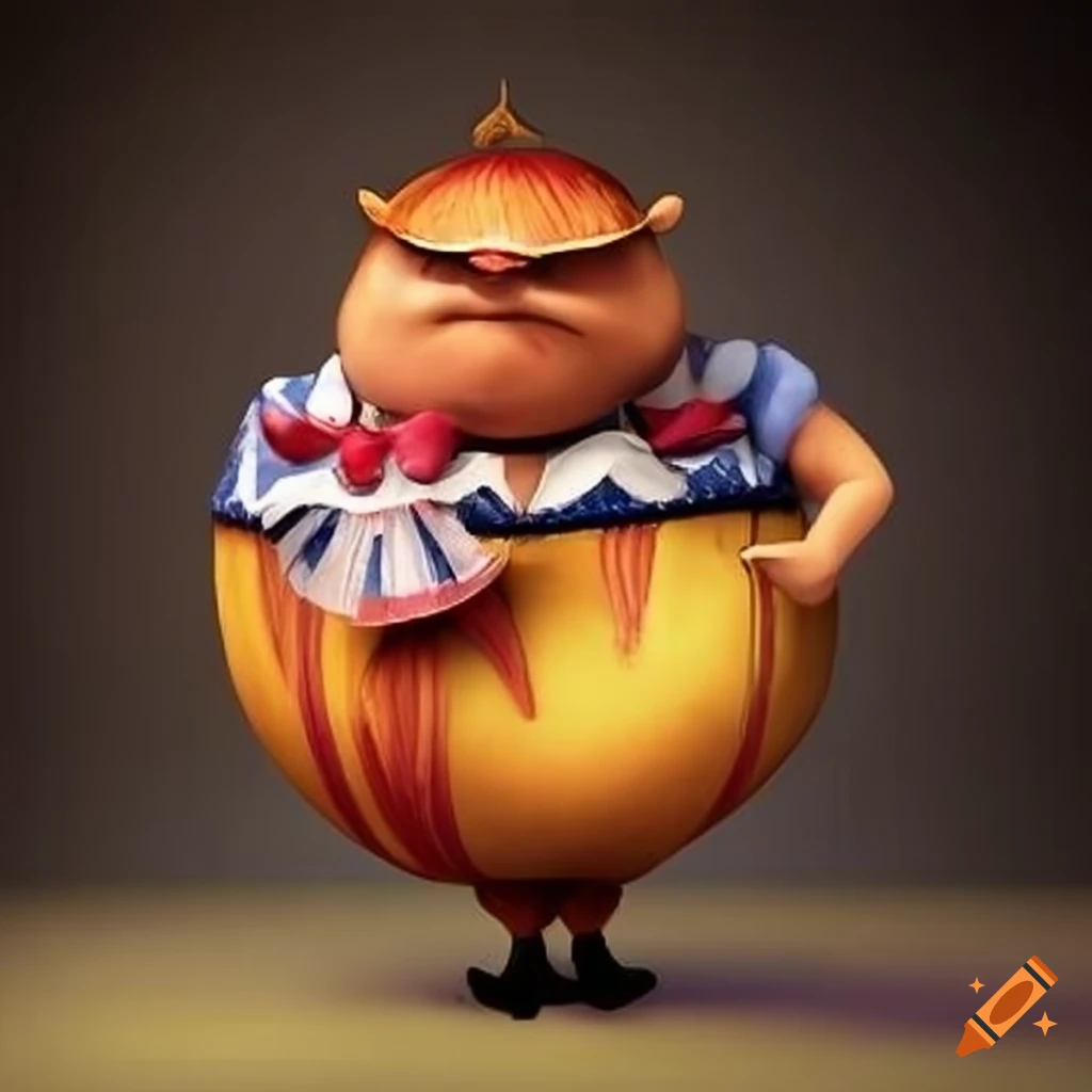 Tweedledee and tweedledum characters from alice in wonderland on Craiyon