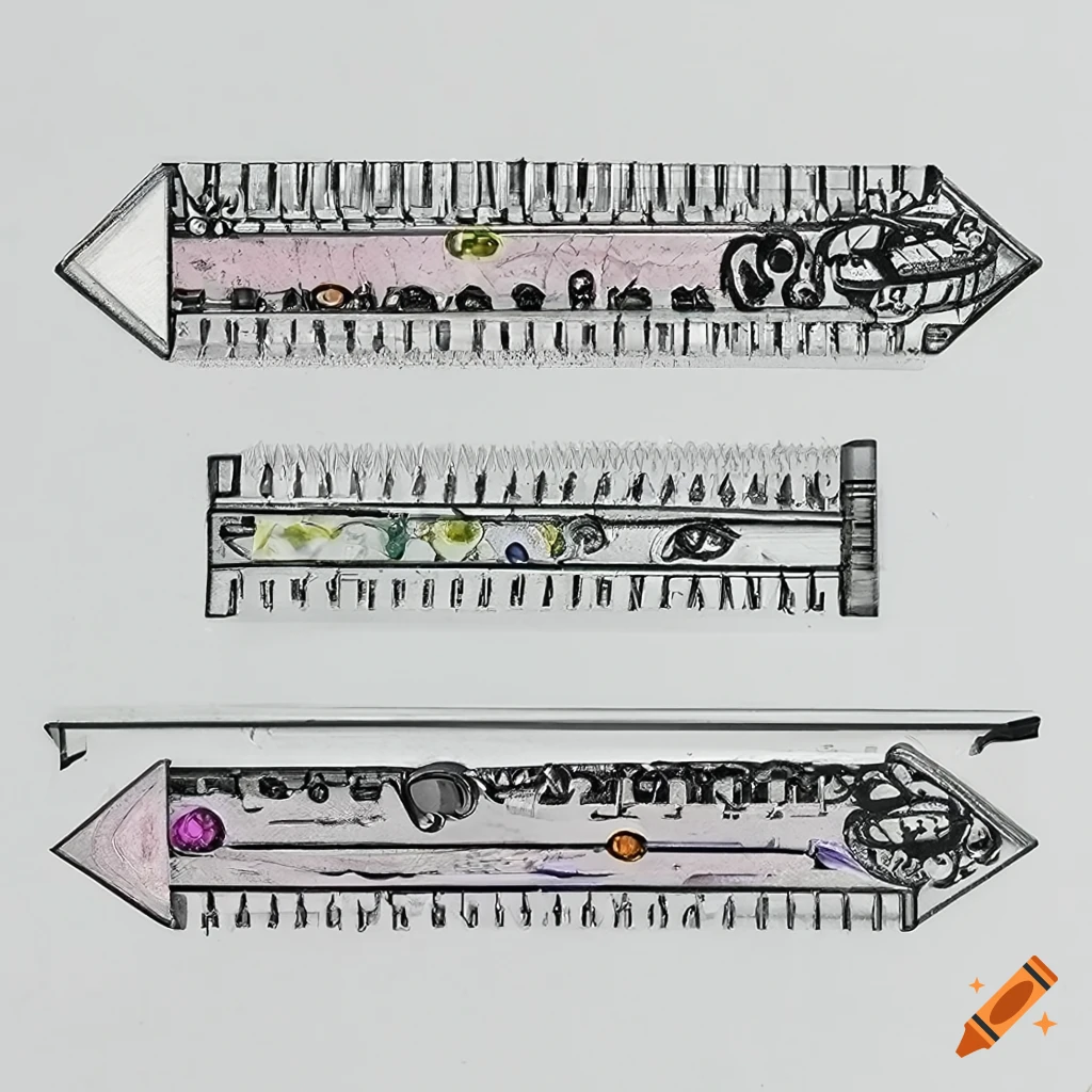 Color coded ruler with interlocking segments and built-in bubble level ...