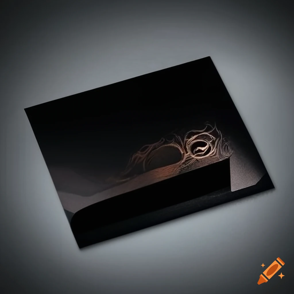 Sleek gothic business card design on Craiyon