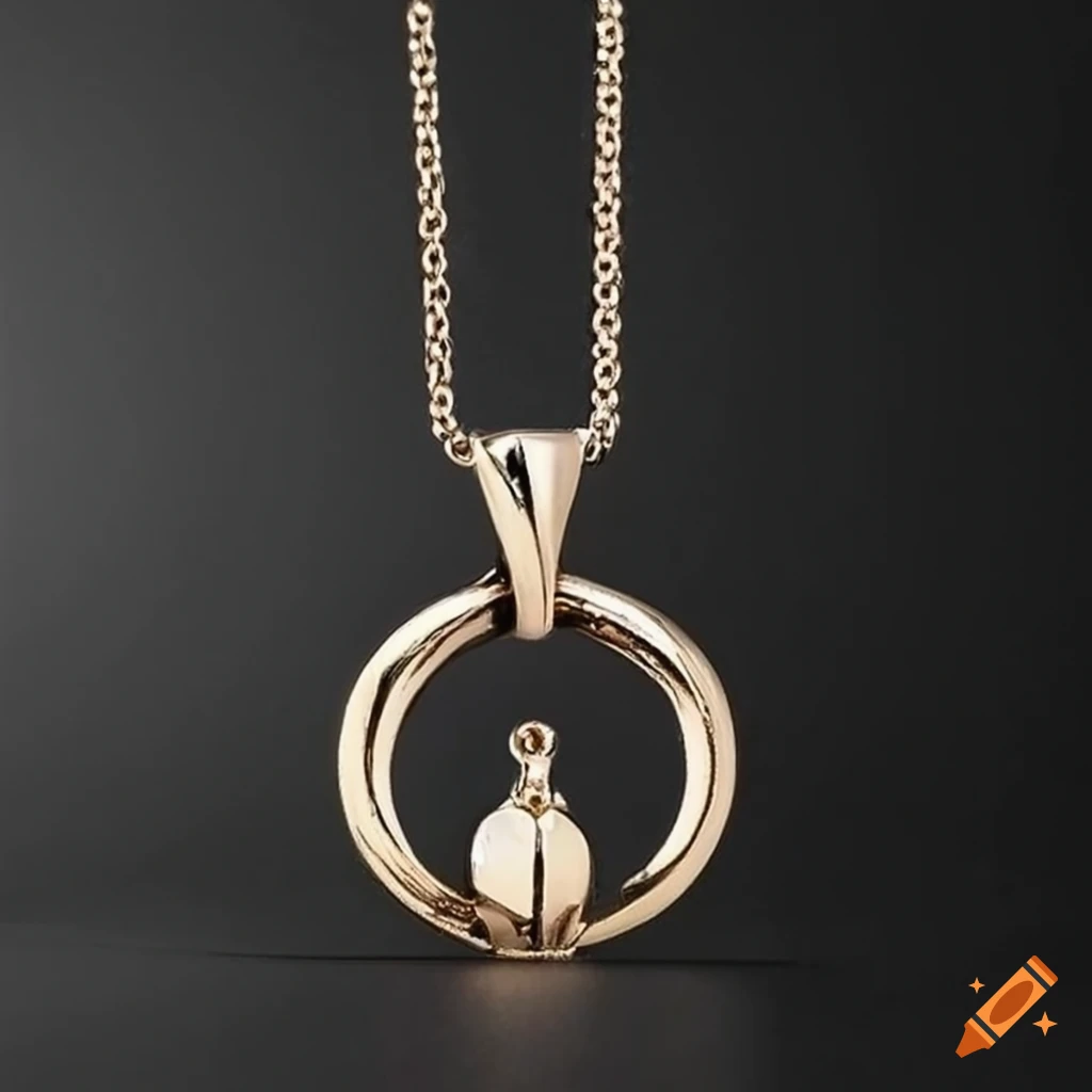 Simplistic jewelry pendants for men on Craiyon