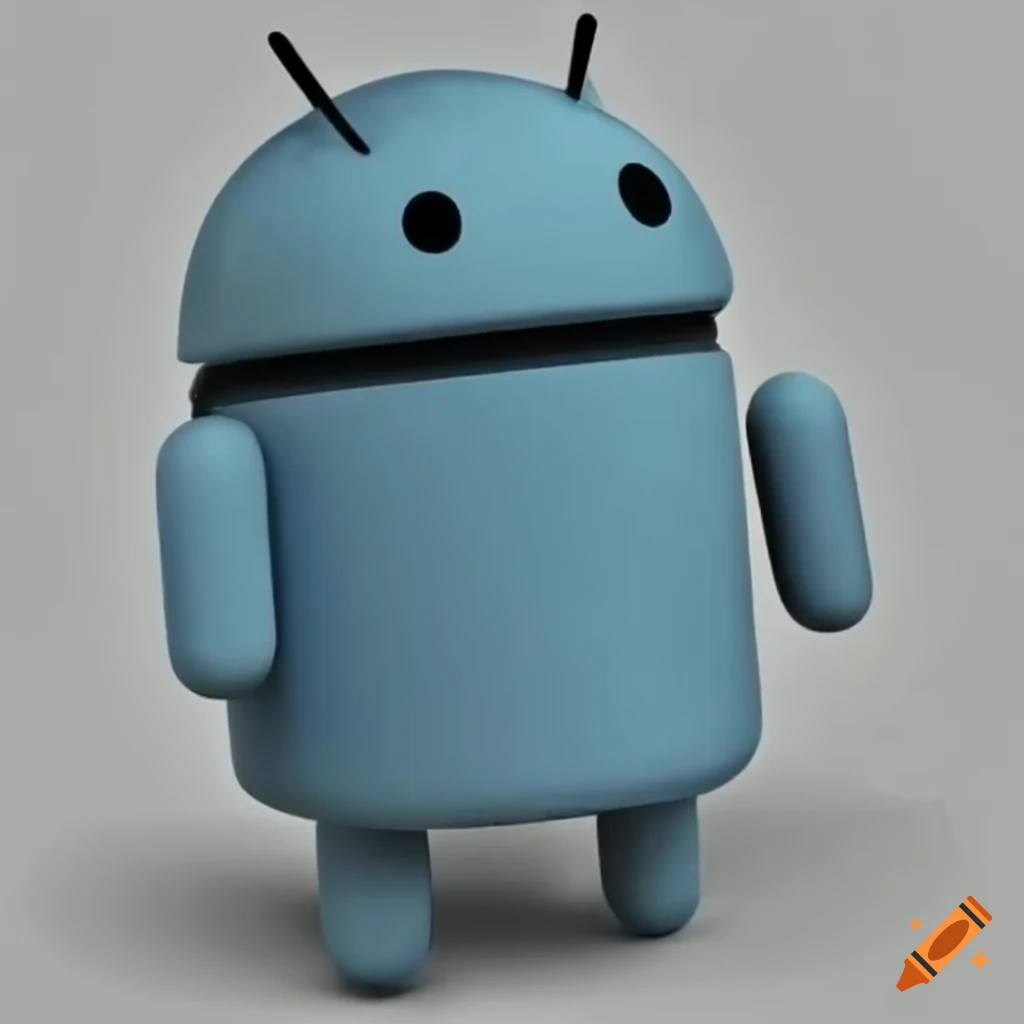 Bugdroid, the android os mascot on Craiyon