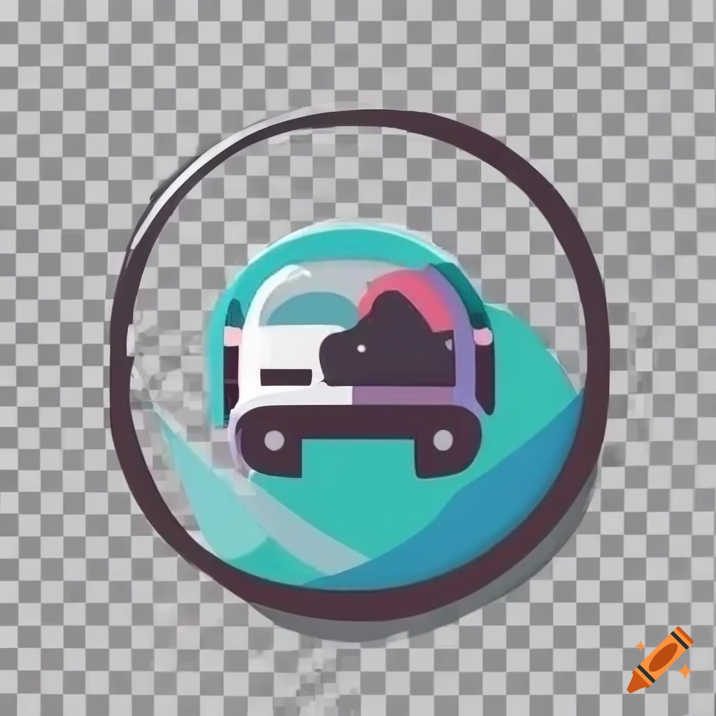 Vector icon driver on transparent background on Craiyon