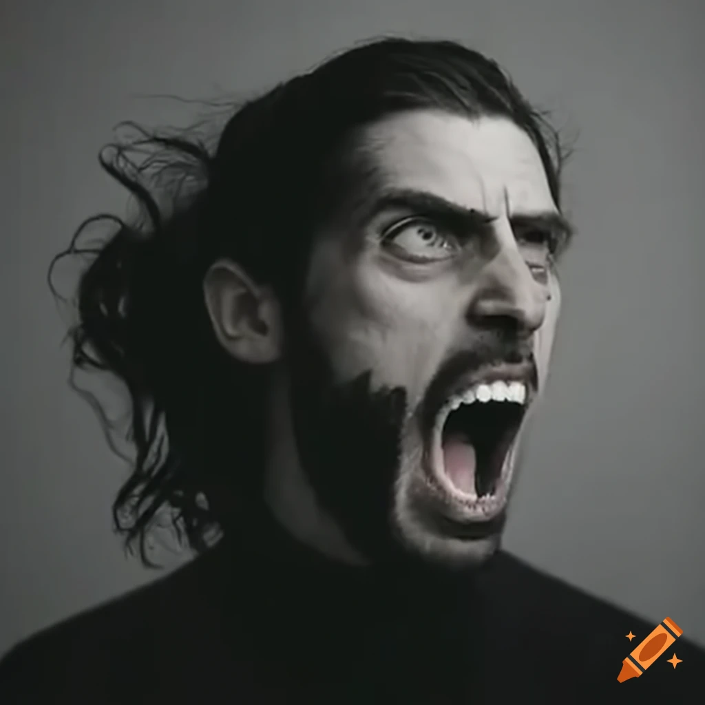 Furious Man Expressing Anger While Following Judaism On Craiyon