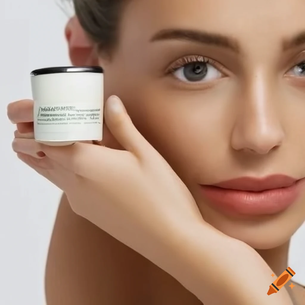 Clinical test cream poster with organic plant keratin and collagen ...