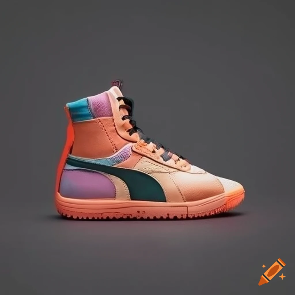 Puma mid modern design sneakers on Craiyon