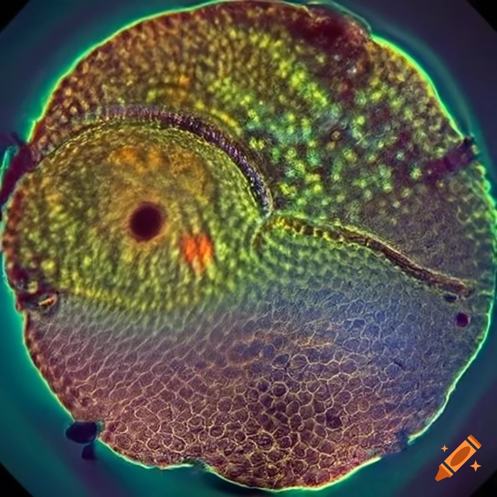 Microphotography capturing nature's splendor and life forms on Craiyon