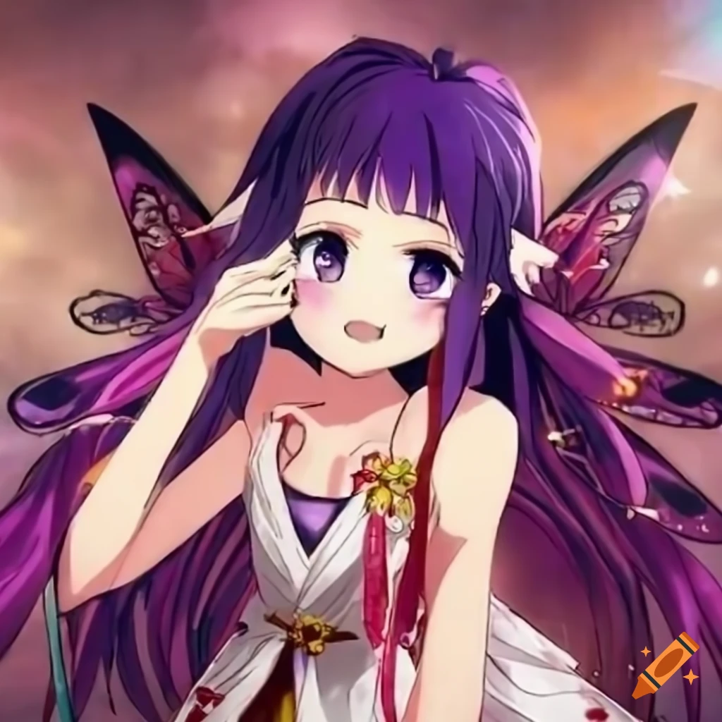 Anime fairy master character on Craiyon