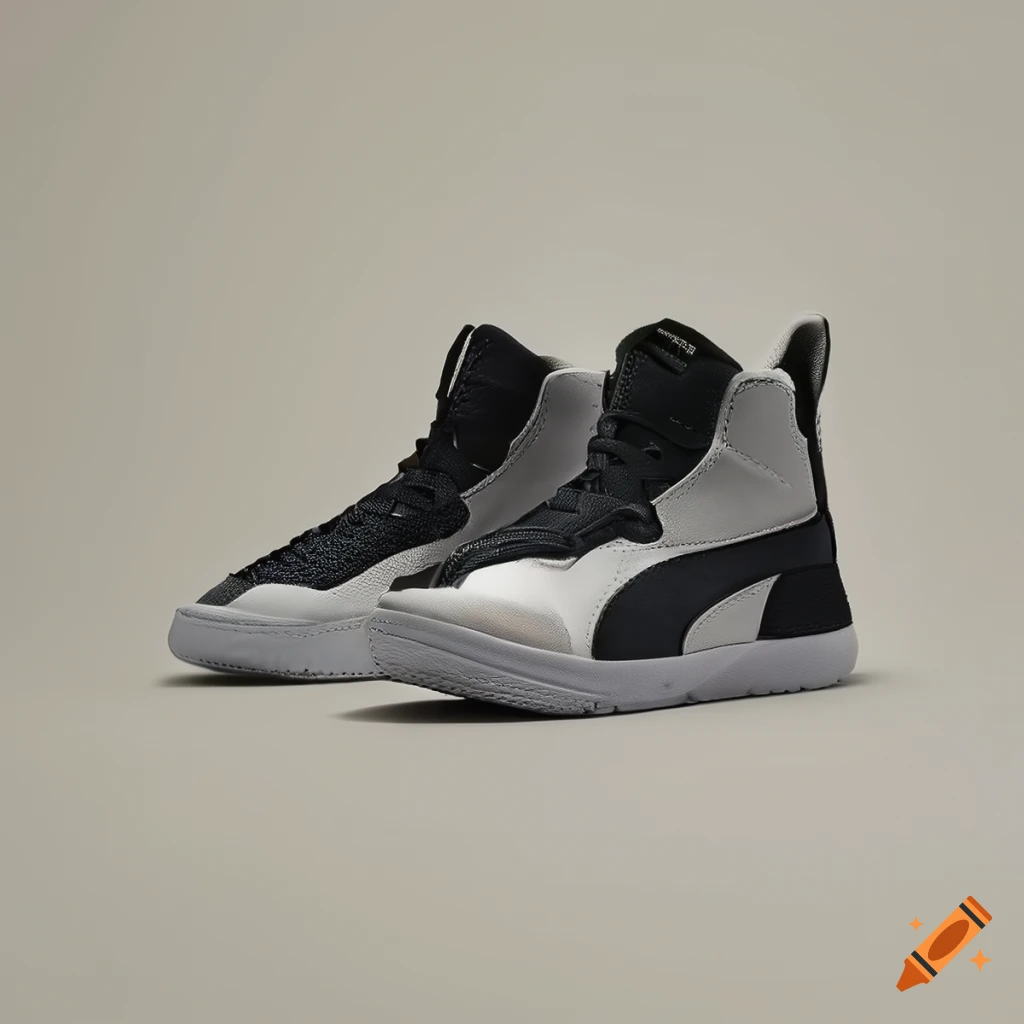 Puma mid luxury design minimalist sneakers on Craiyon