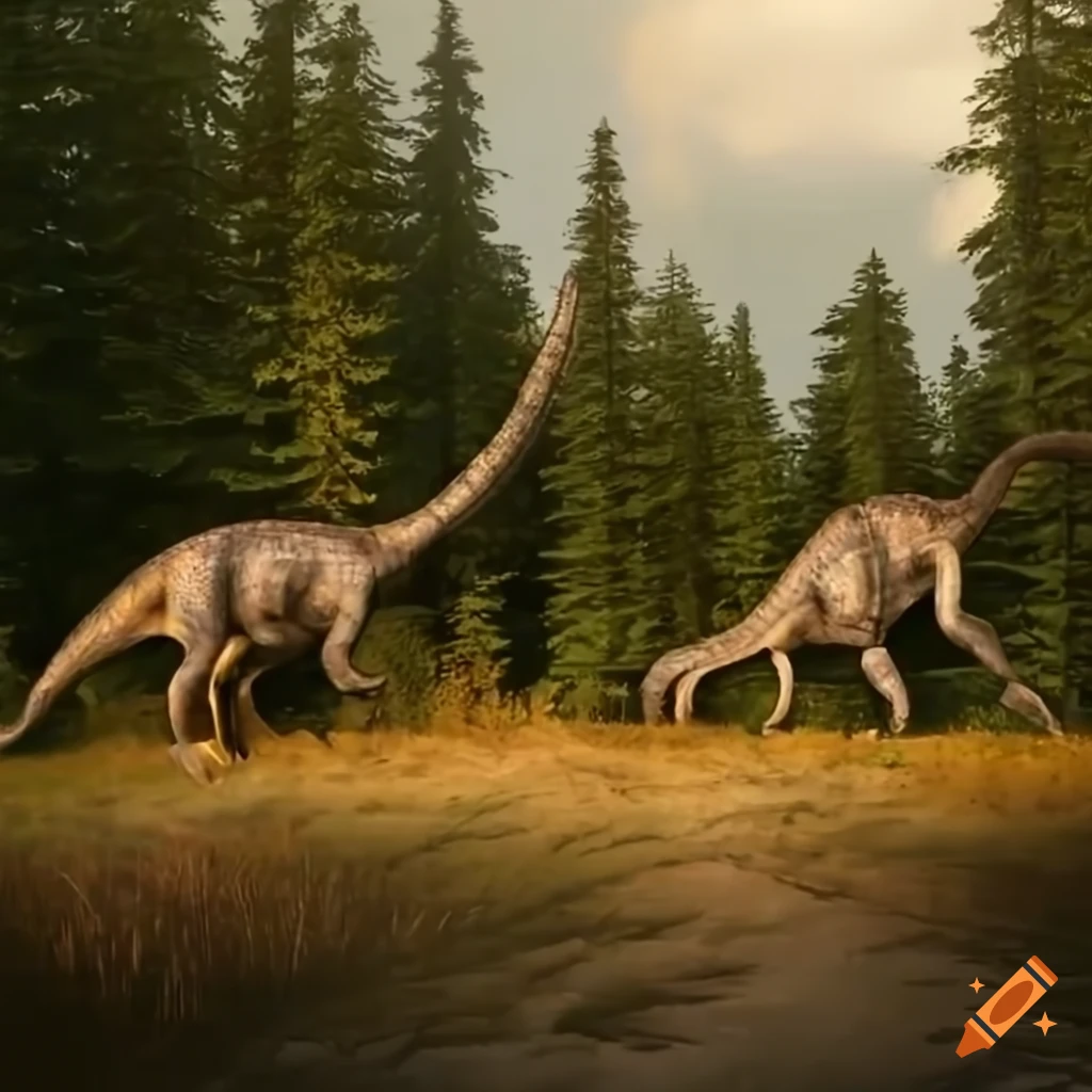 Scientifically accurate Hadrosaurus dinosaurs in a British Columbia ...
