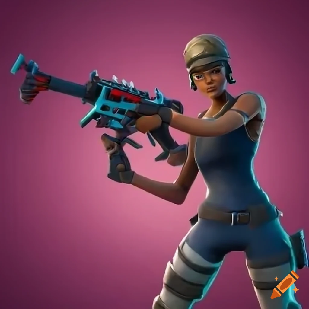 Renegade Raider character with advanced weapon for perilous adventure ...