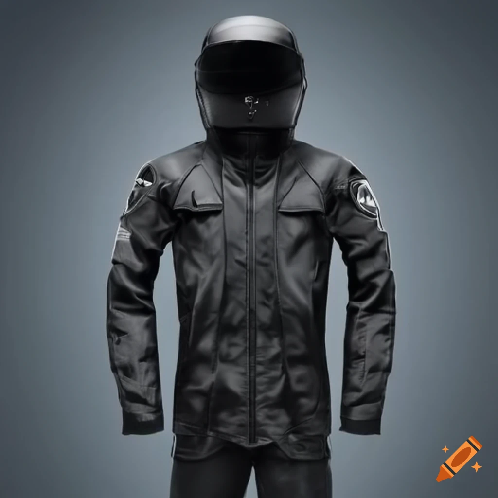 Motorcycle uniform on Craiyon