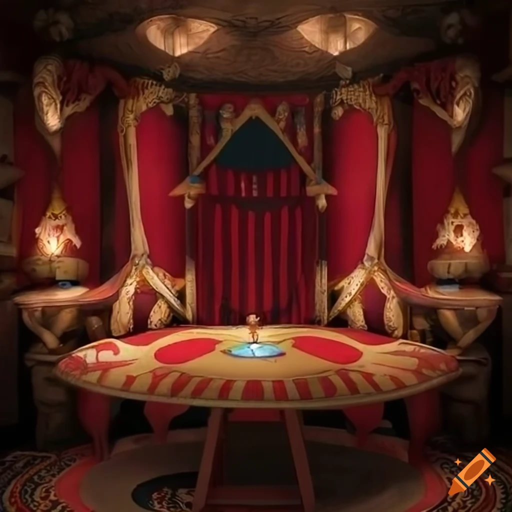 Circus themed room on Craiyon