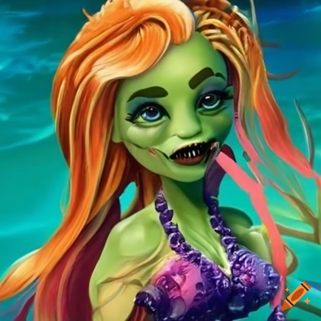 Miss lagoon monster on Craiyon