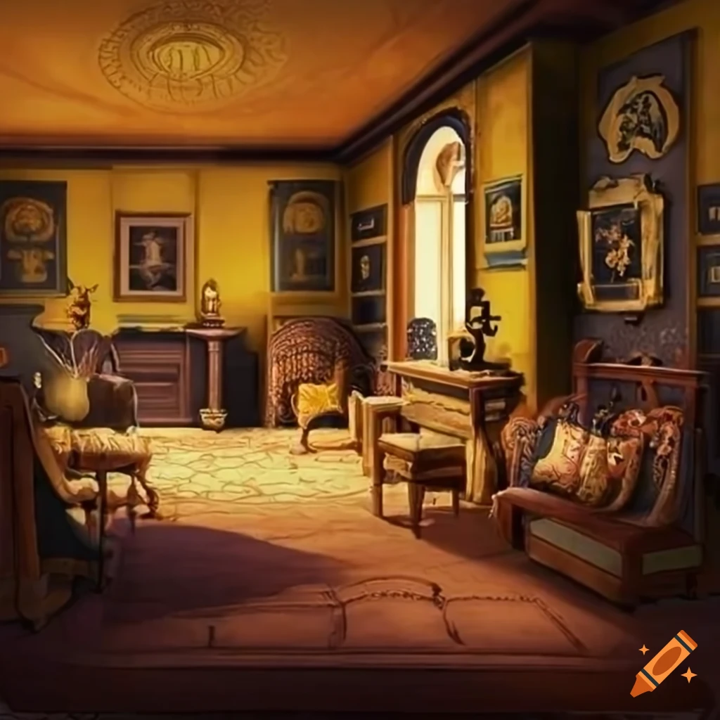 Hufflepuff common room on Craiyon