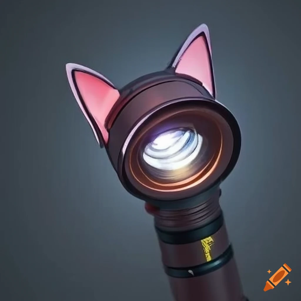 Cat ears flashlight on Craiyon