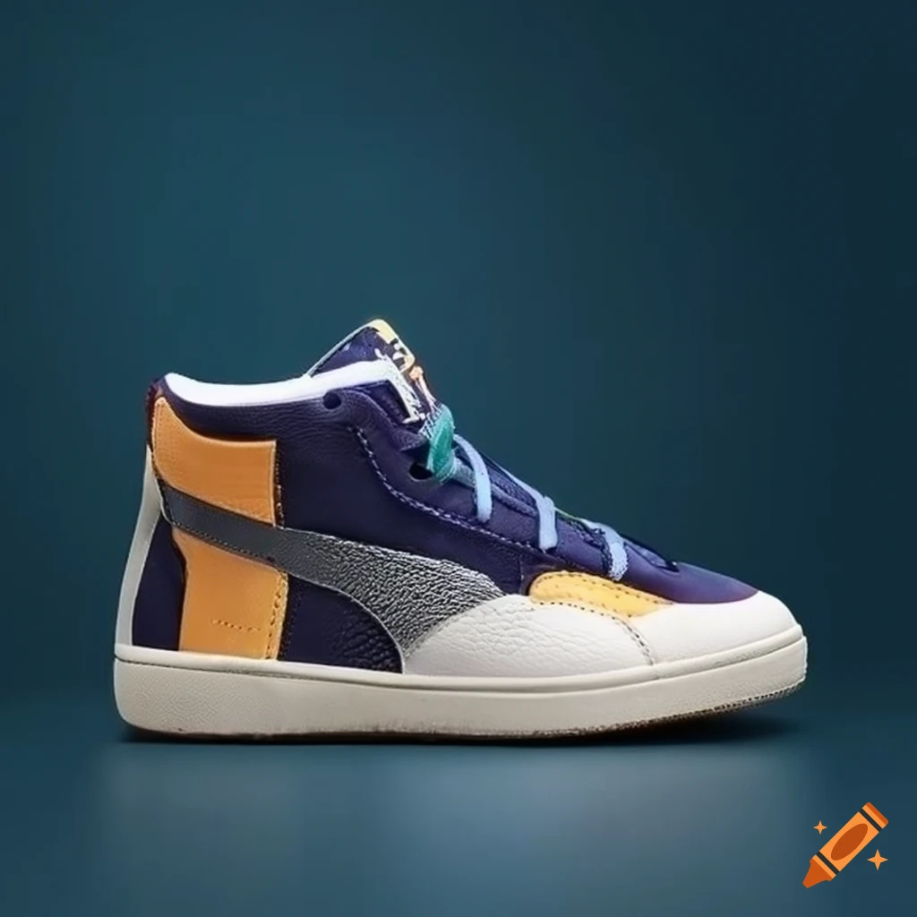 Puma mid design from the 80s on Craiyon
