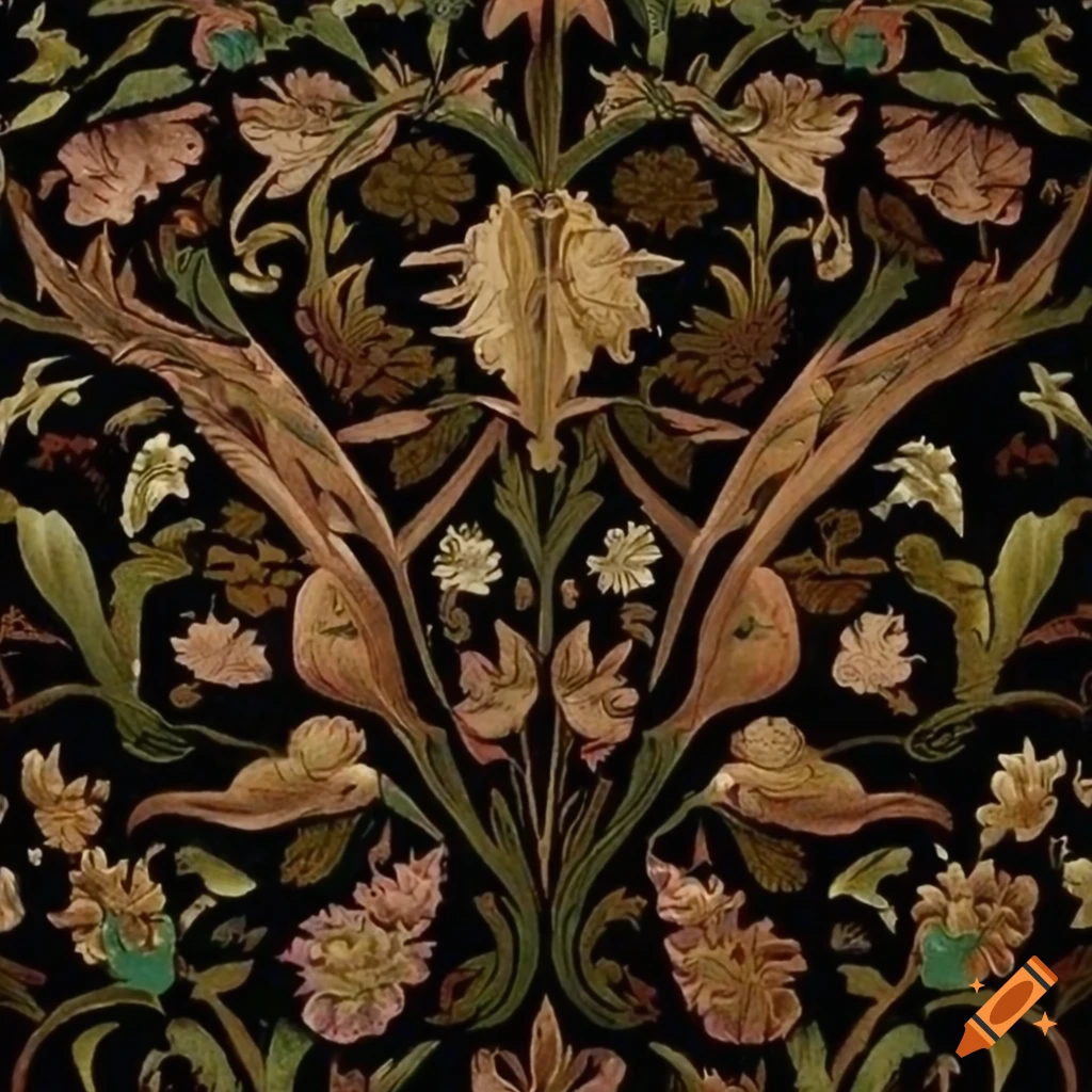 William morris patterns on Craiyon