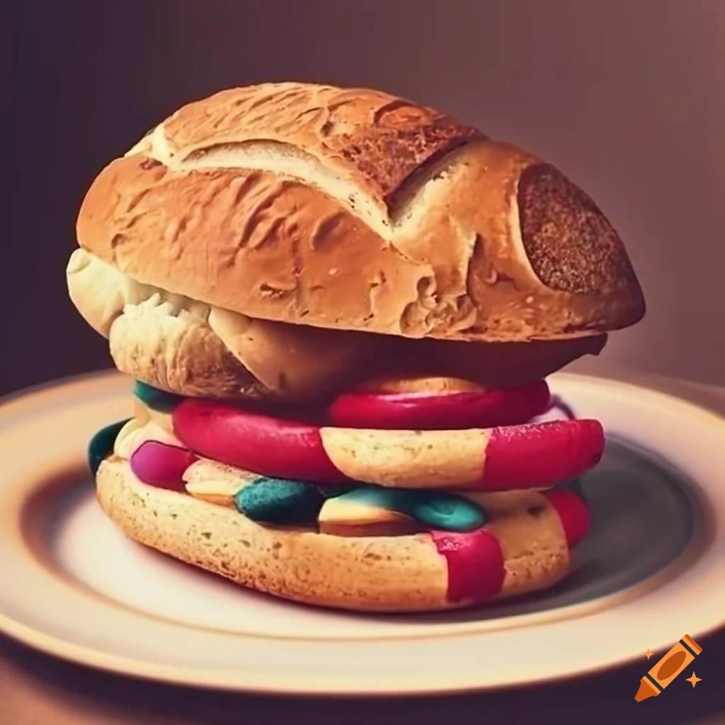 Happy leftovers and bread on Craiyon