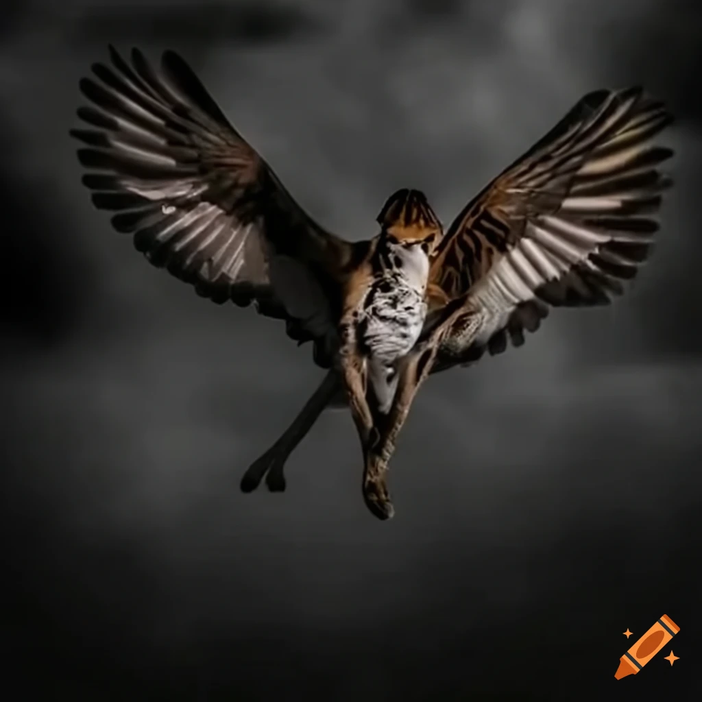 Flying tiger on Craiyon