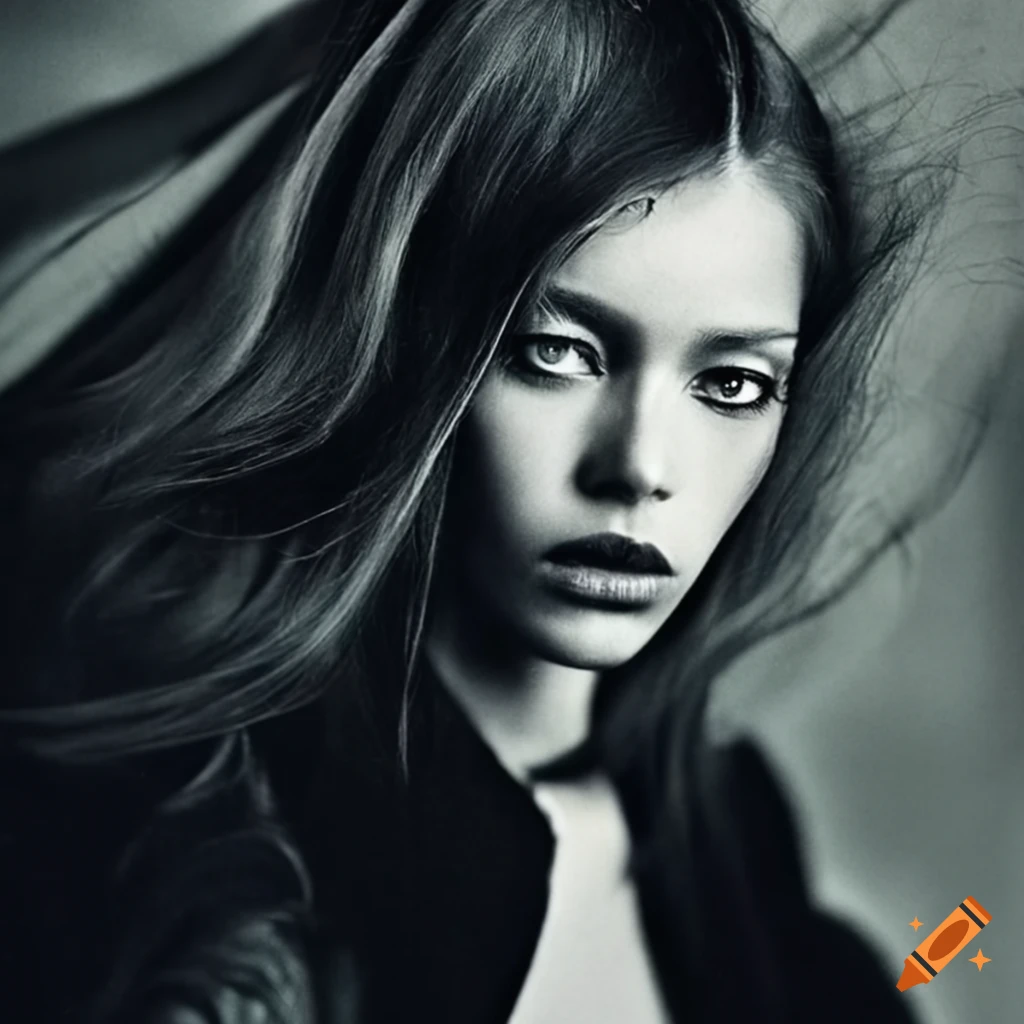 Ethnic model in a photo by peter lindbergh and paolo roversi on Craiyon