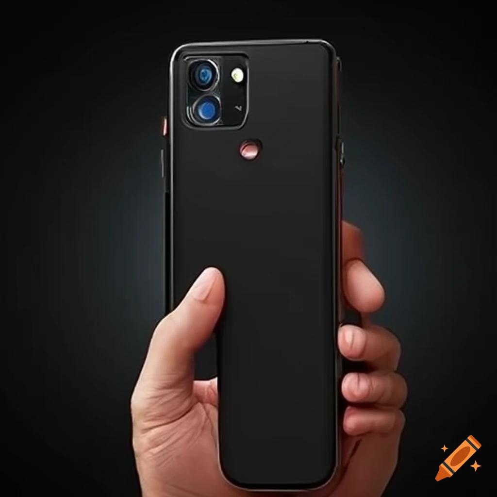 Innovative phone design featuring touchscreen display and sleek ...